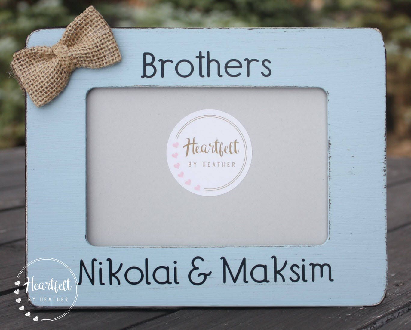 Personalized Brothers Frame Custom Brother Gift Big | Etsy