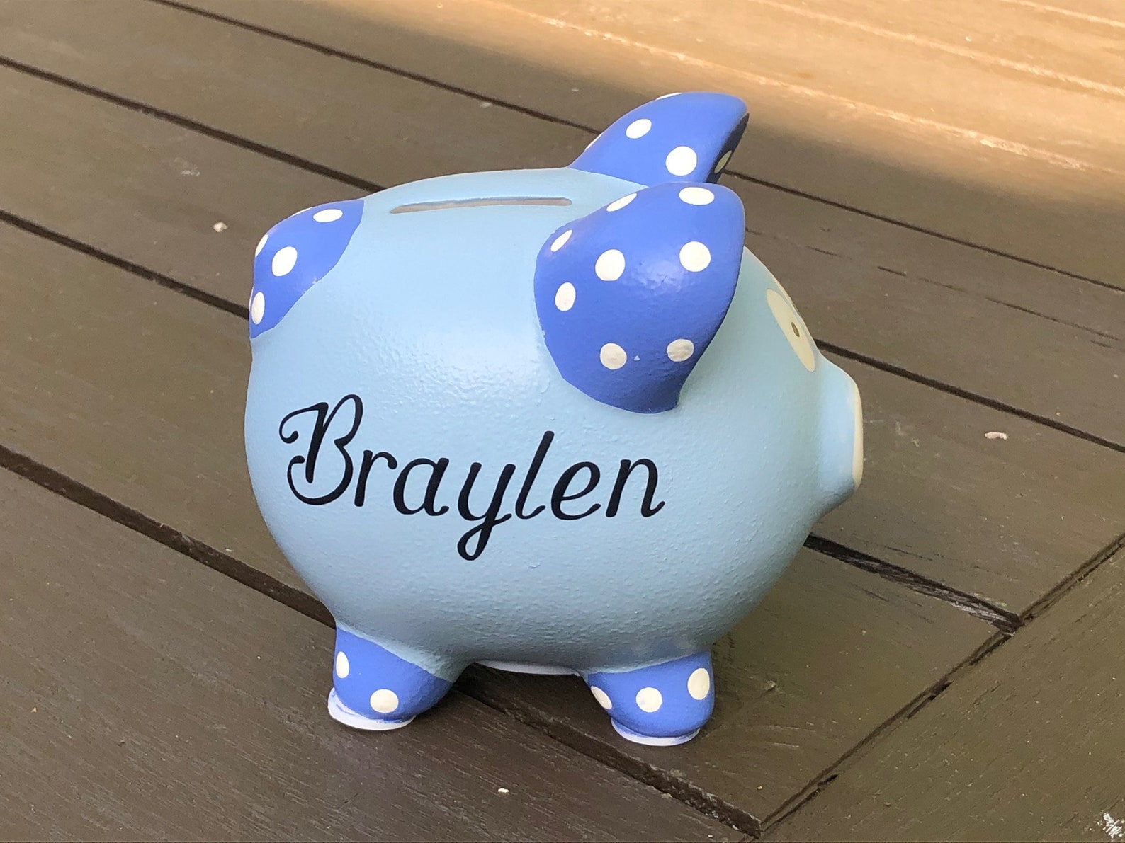 Girls Piggy Bank Personalized Piggy Bank for Baby Boy with | Etsy