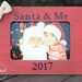 Santa Frame Santa and Me Frame Personalized Picture Frames Christmas ...