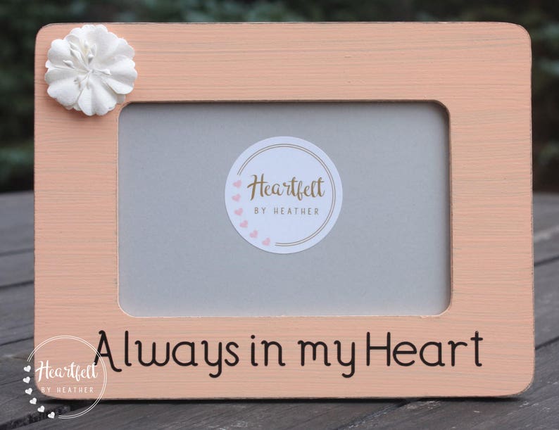 Always in My Heart Frame Personalized Memorial Gift Dad | Etsy
