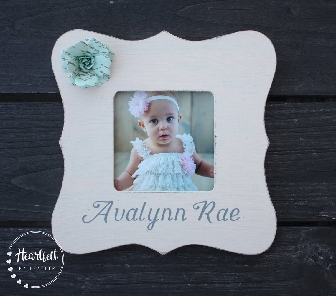 Baby Picture Frame Custom Gift for New Baby Available in - Etsy