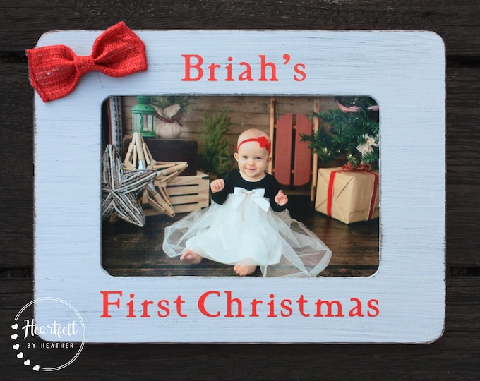 Christmas Picture Frame, Baby Picture Frames, Personalized Picture ...