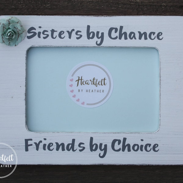 Sister by Choice Frame - Etsy