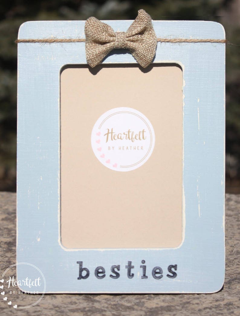 Besties Personalized Picture Frame Best Friends Frame Best | Etsy