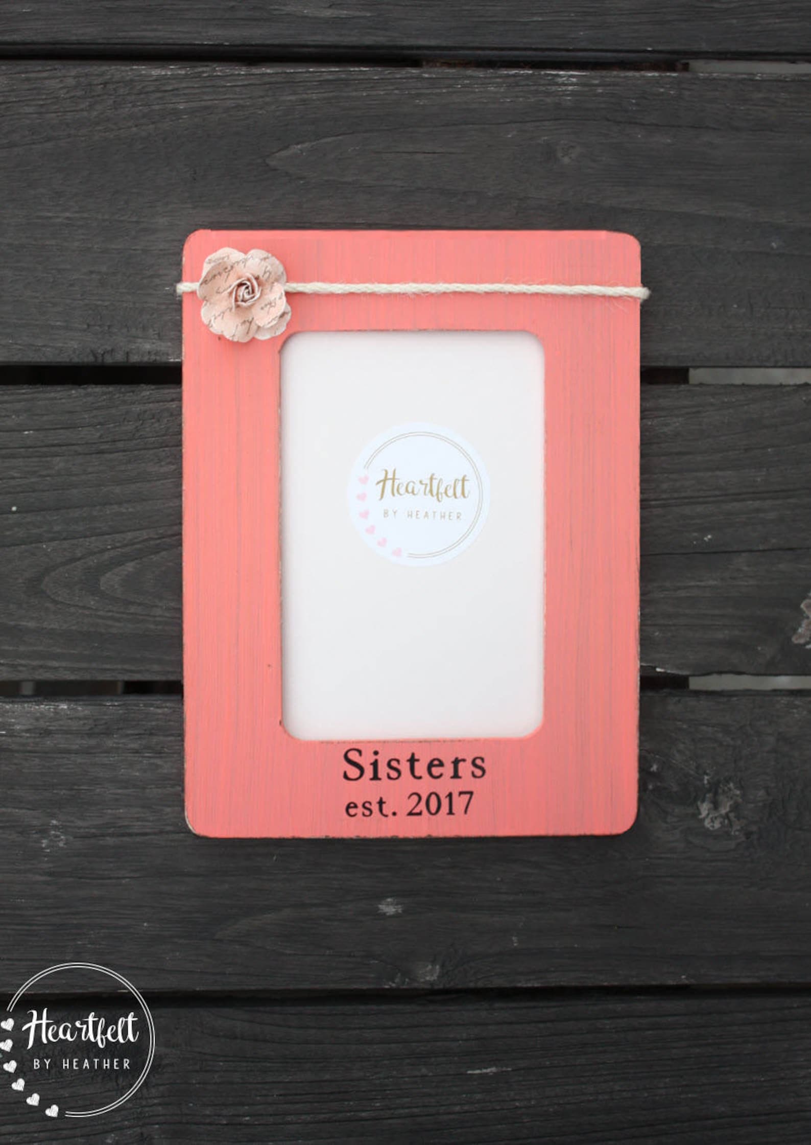 Personalized Sisters Est Frame Custom Sister Gift Big | Etsy