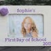 Custom First Day of School Photo Frame Personalized Back to - Etsy