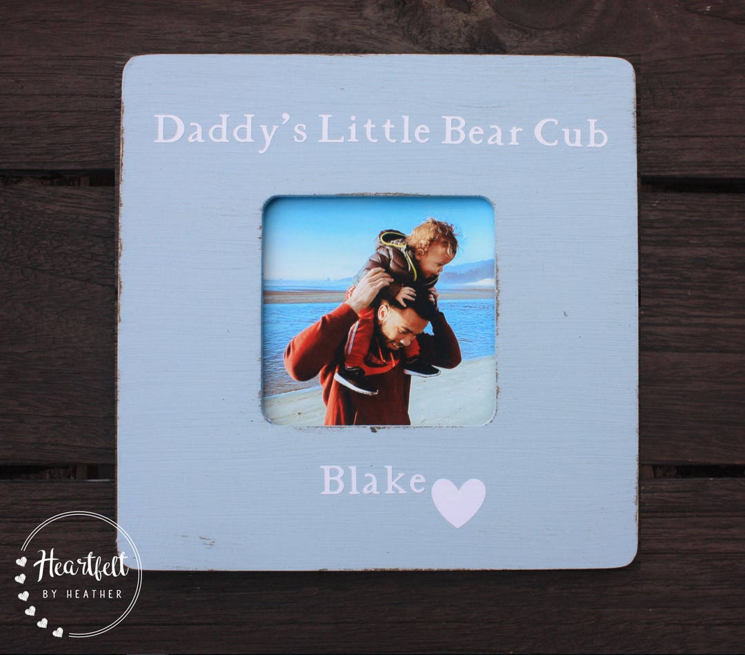 Personalized Daddy and Son Picture Frames - Dad Birthday Gift - First ...