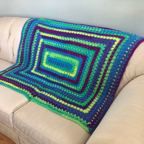 Multi Color Afghan - Etsy