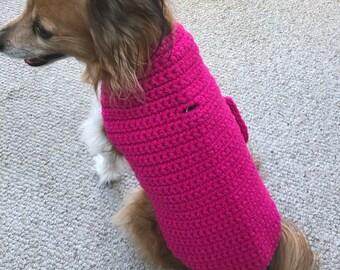 Hot Pink Dog Jacket - Etsy