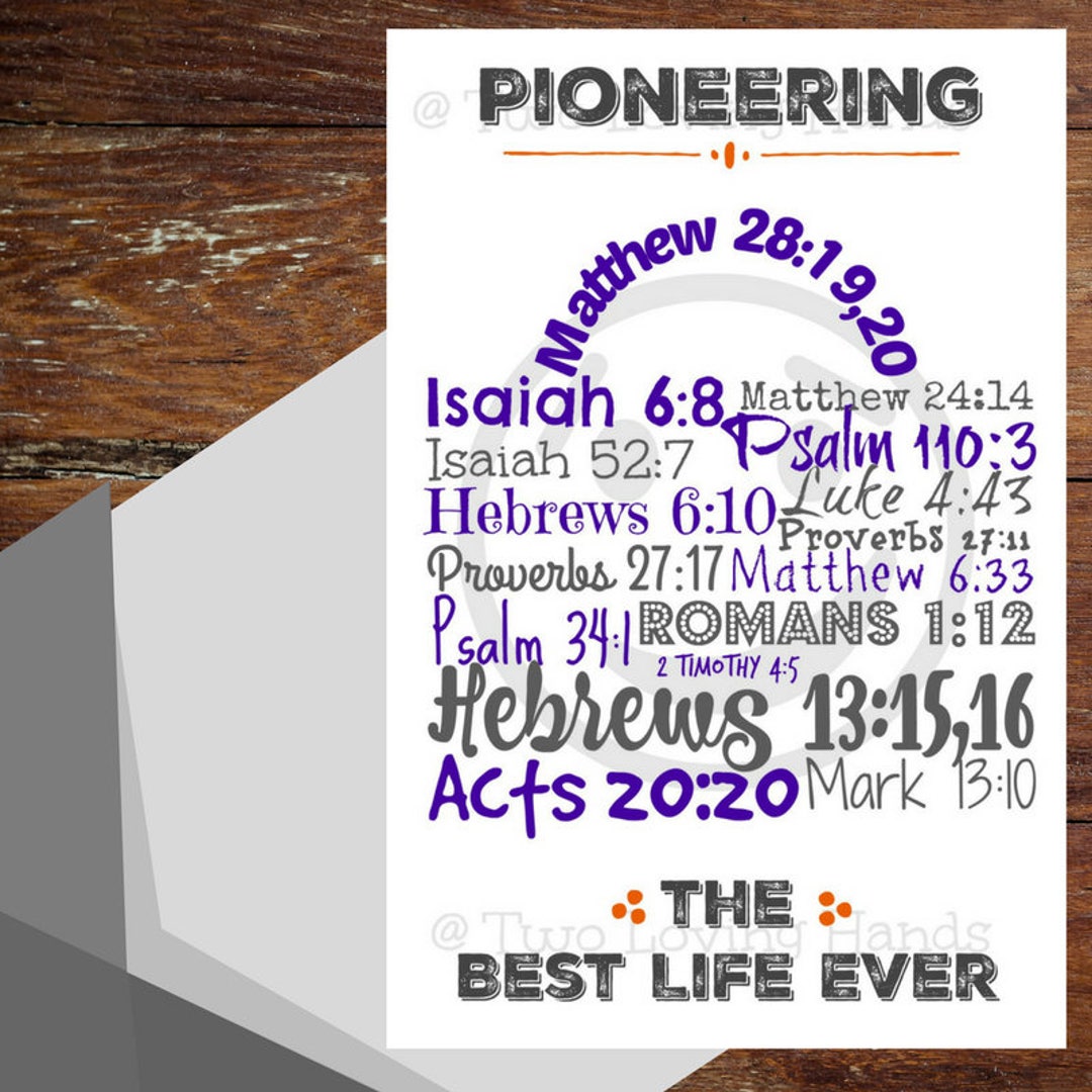 Pioneering the Best Life Ever, Pioneer Appreciation, Jw Pioneer, Jw ...