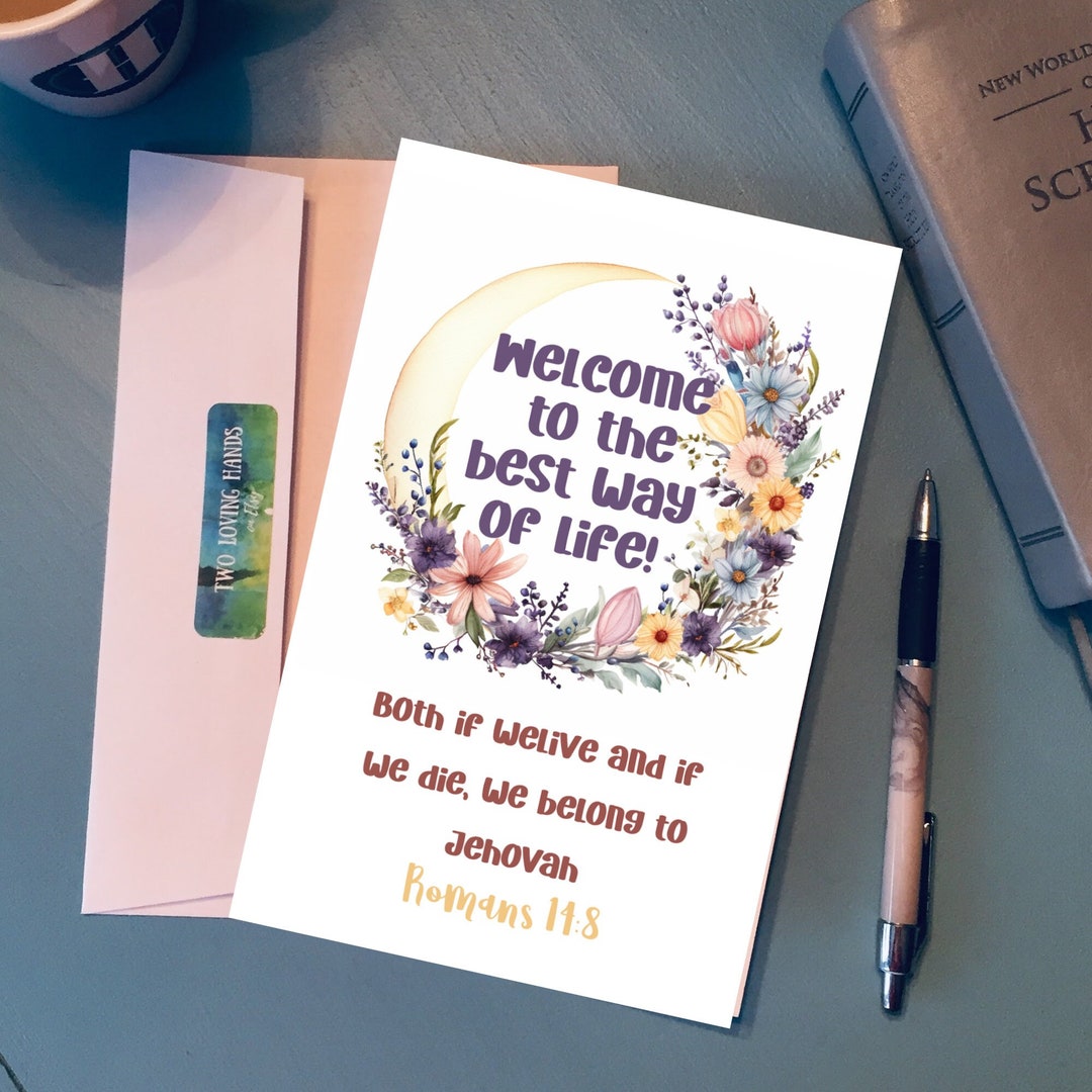 JW Baptism Card, Instant Digital Print, Jw Pioneer Spirit, Jw Pioneer ...
