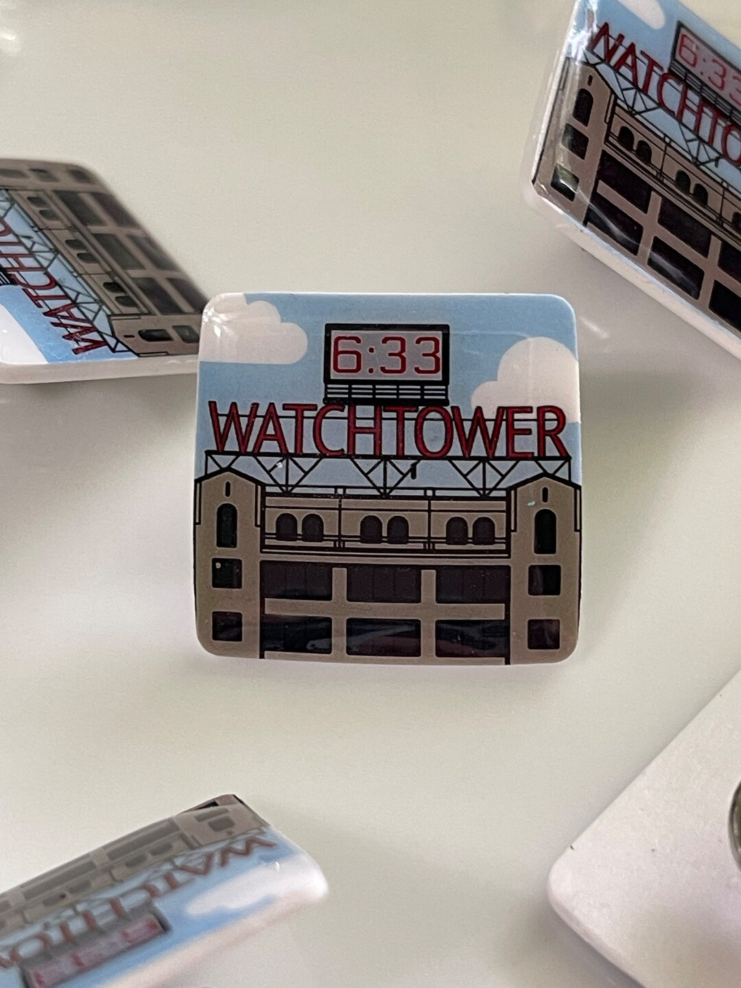 Watchtower Label Pin Jw, Watchtower Magnet, Tie Clip, Brooch, Jw ...