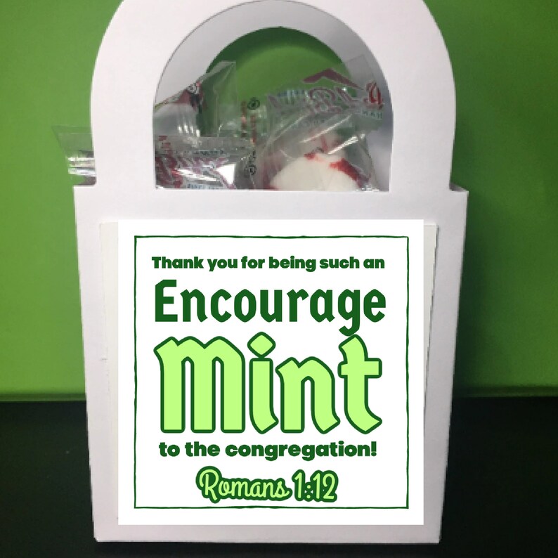 Encourage Mint Gift Boxes Romans 1:12 Packs of 8 Jw Gift - Etsy