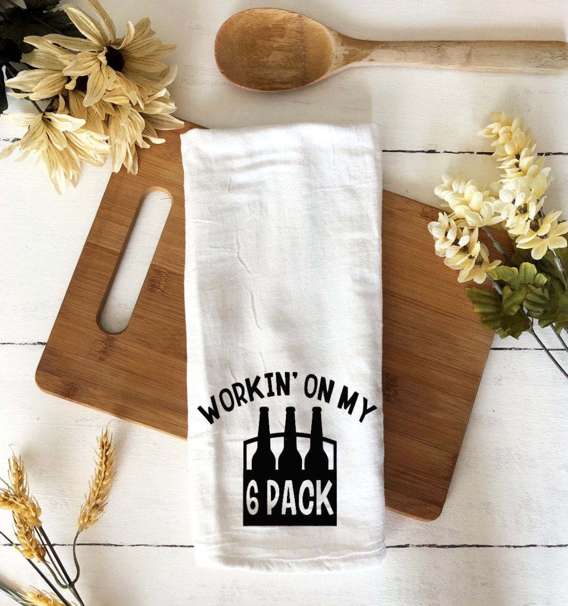 Funny Hostess Bar Towel | Lets Gett Fizzical | Champagne | Housewarming ...