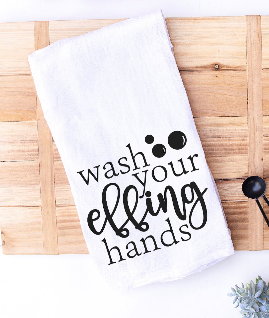 Funny Bathroom Hand Towel Wash Your Hands Hand Hygiene Half Bath Hand ...