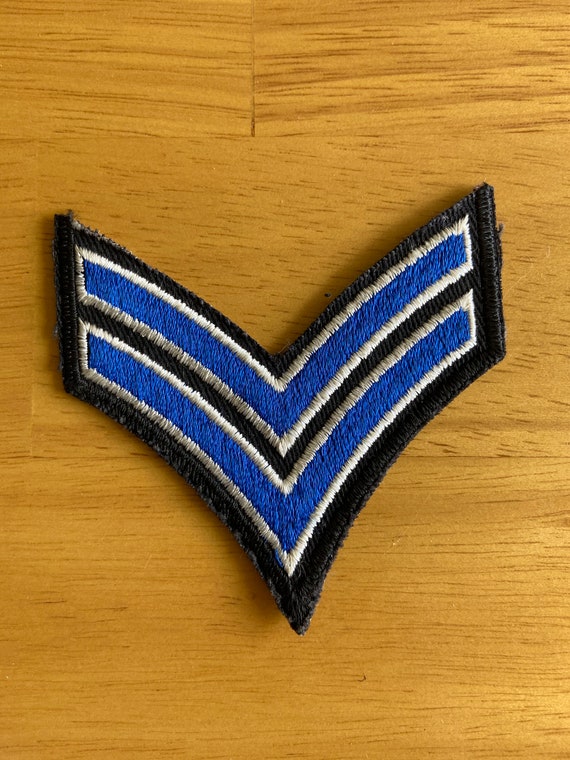 Vintage Police Officer Uniform Patch Rank: Corporal | Etsy