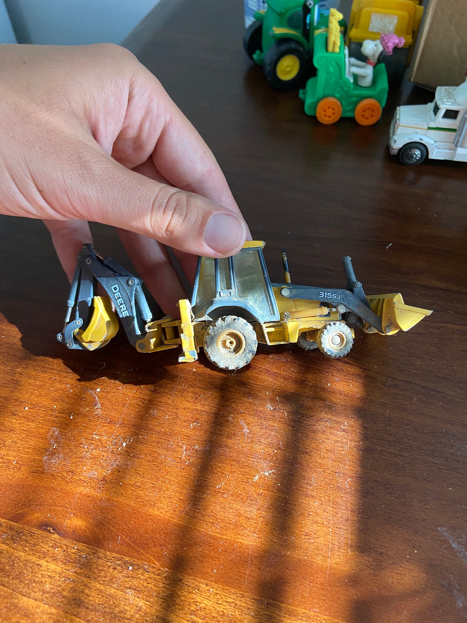 Vintage John Deere Backhoe Loader Toy | Etsy