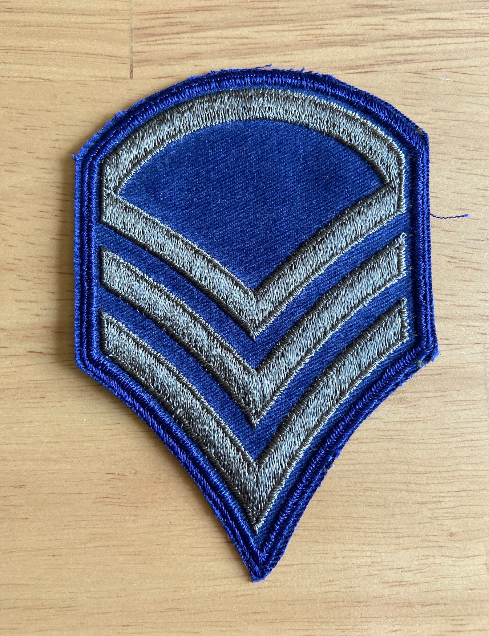 Vintage Police Officer Uniform Patch Rank: Staff Sargeant | Etsy