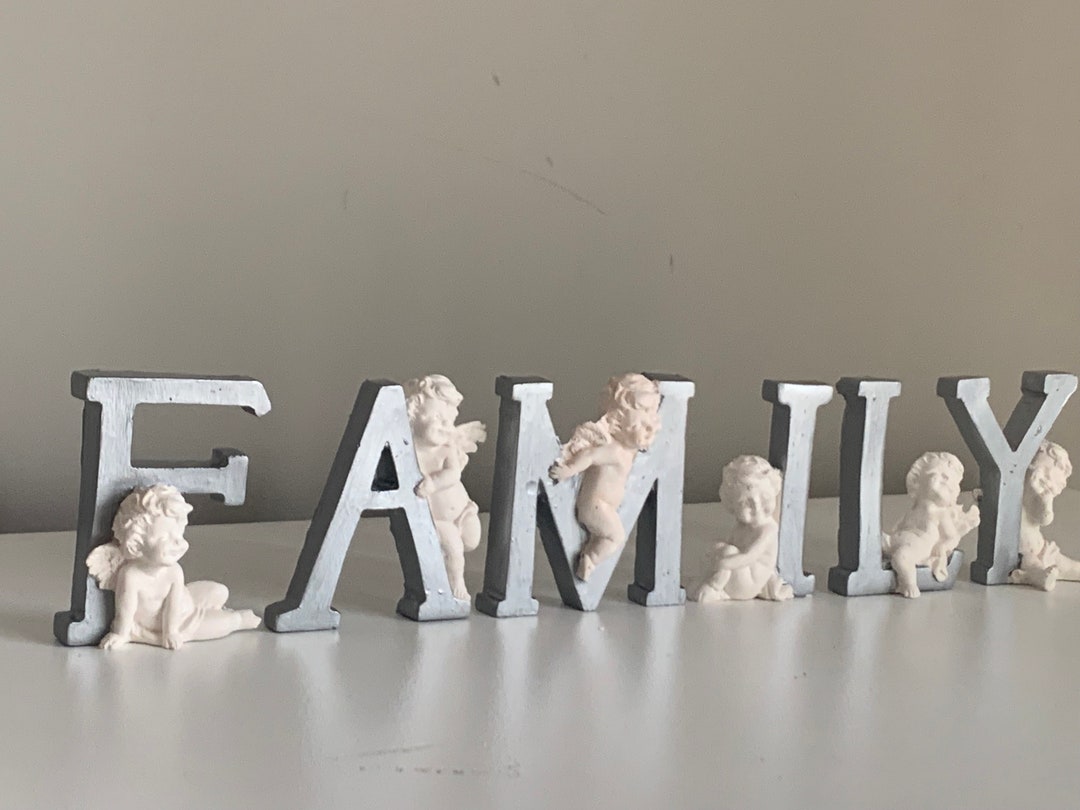 Fragrant Stone Angel Letters/personalized Angel Letters/customized - Etsy