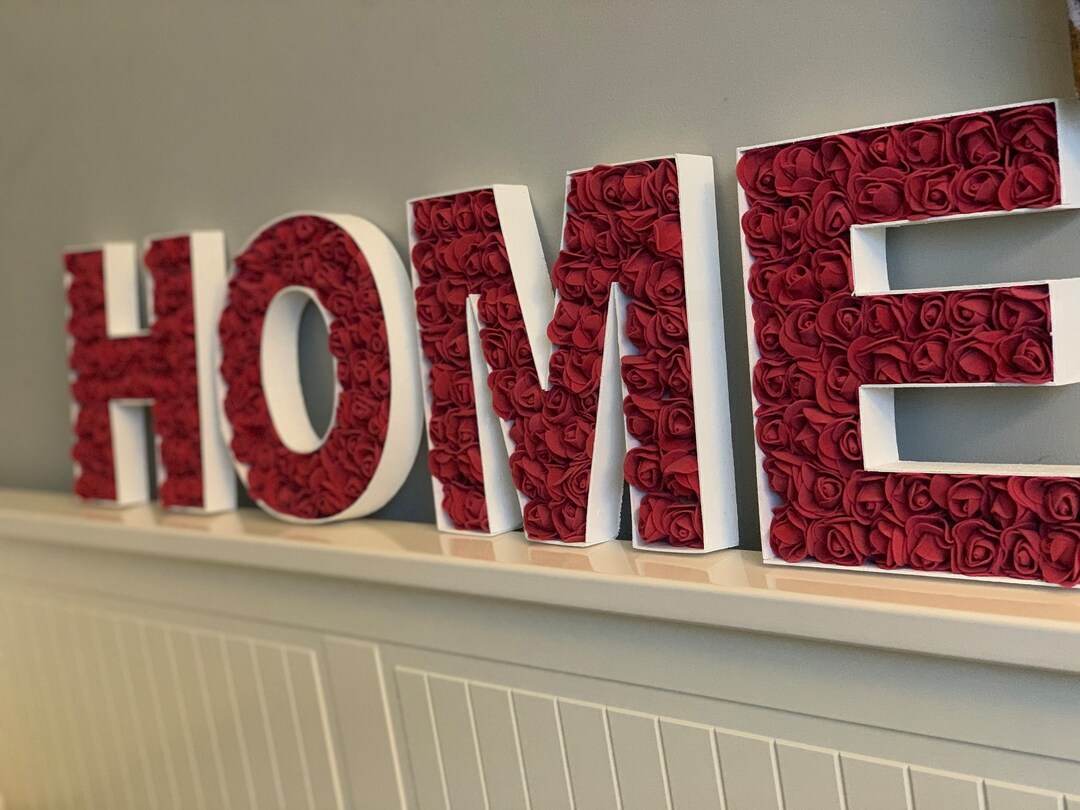 HOME Wooden Letters, Home Sign, Gift, Home Decoration - Etsy