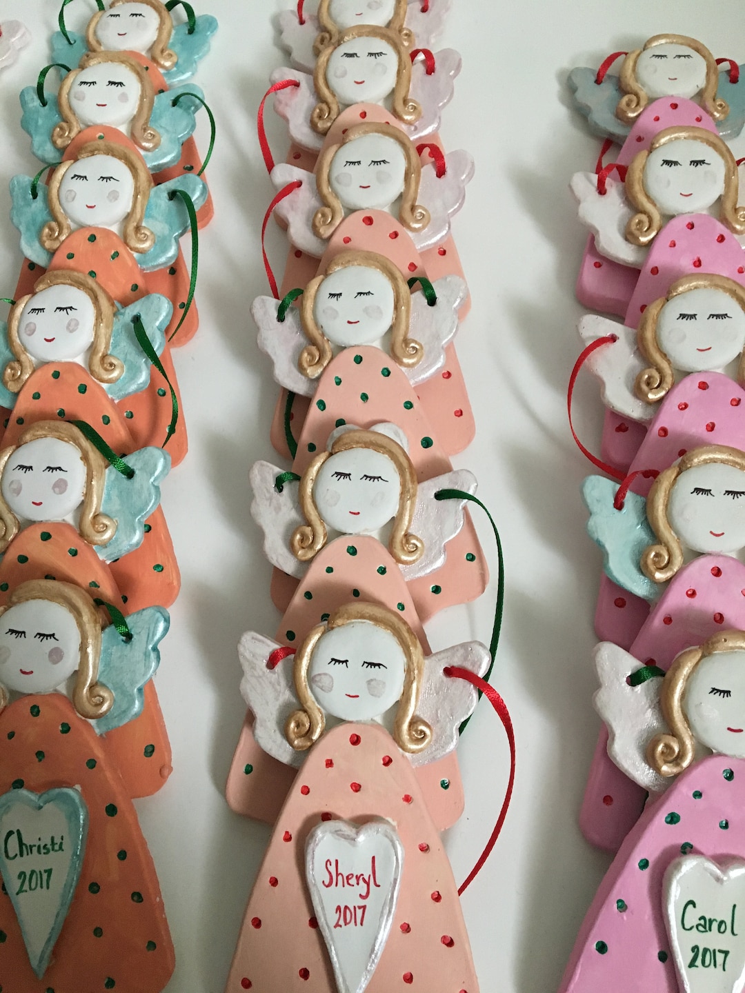 Handmade Personalized Angel Ornament/fragrant Stones/christmas - Etsy