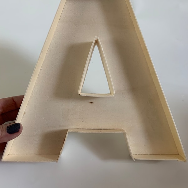Cardboard Fillable Letters - Etsy
