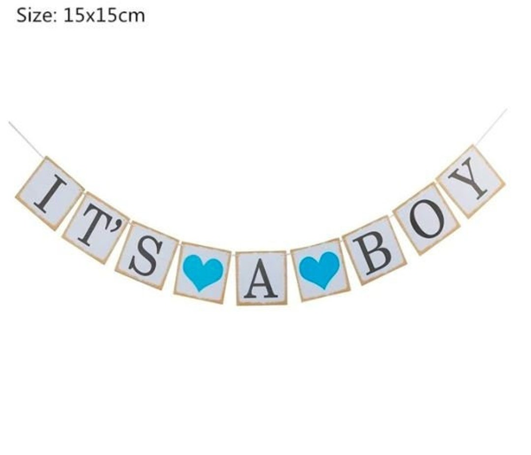 It's a Boy Banner/ Baby Shower Decoration/baby Boy Decoration - Etsy