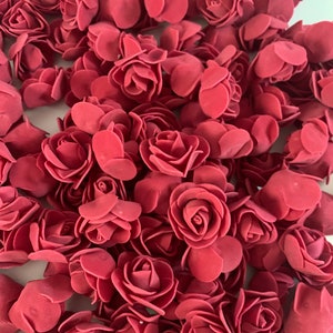 Red Artificial Roses/fake Flowers/diy - Etsy