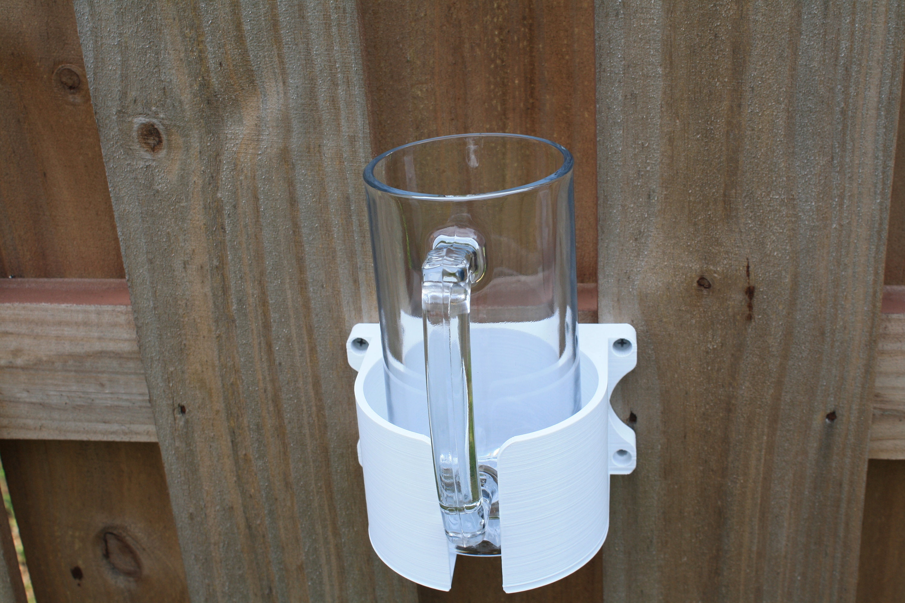 Backyard Coffee | Wine | Beer Drink Holder | Fence Outdoor Drink Holder ...