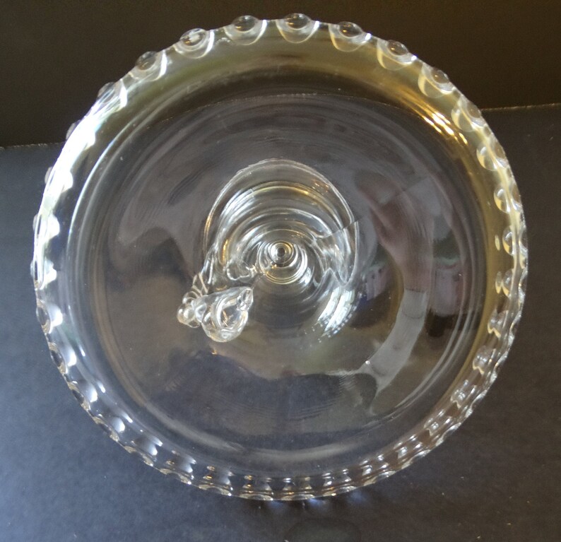 Vintage Imperial Glass Company Crystal 5" Handled Candlewick ...