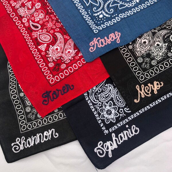 Bandana Font - Etsy