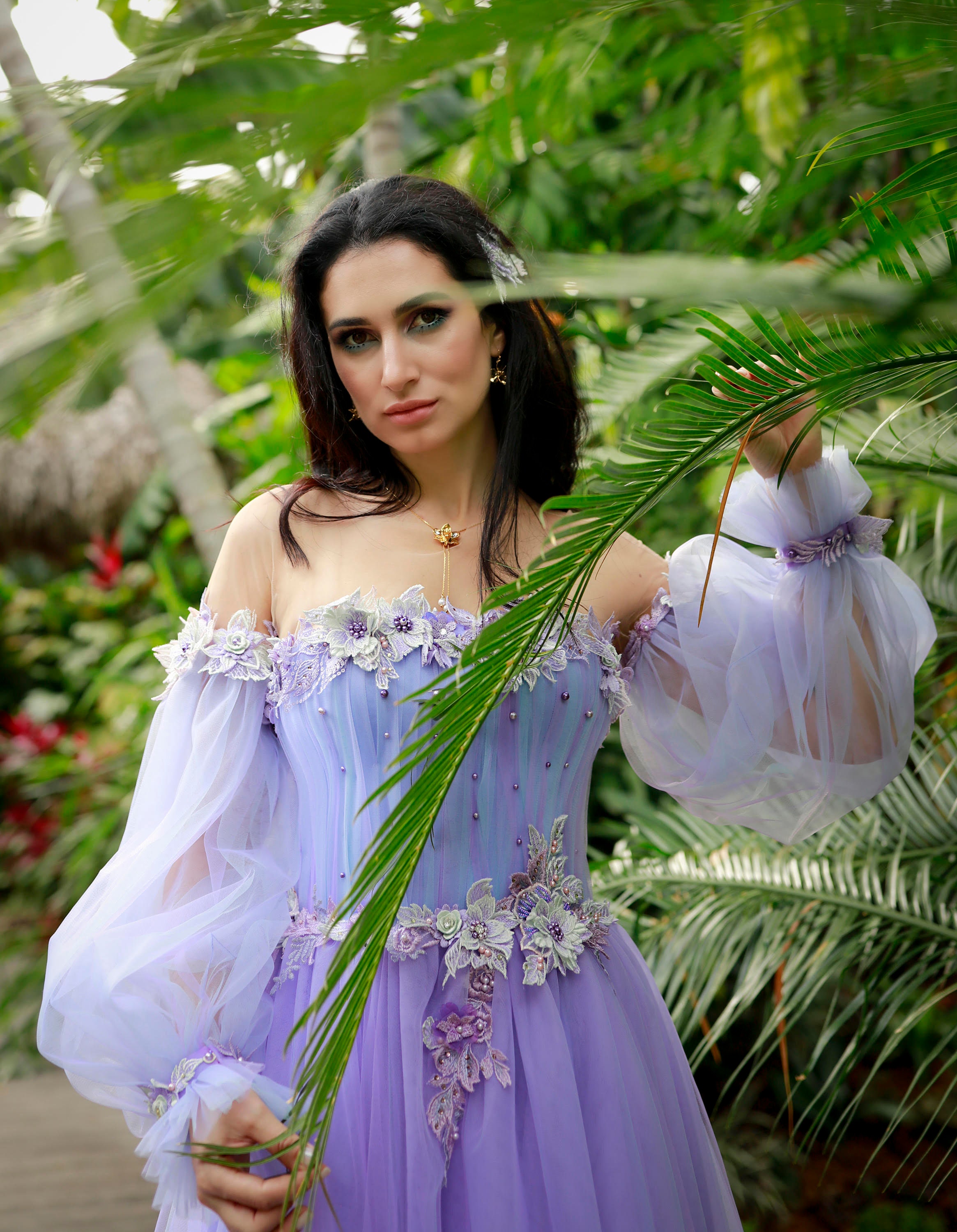 Purple Lavender Wedding Tulle Dress - Etsy