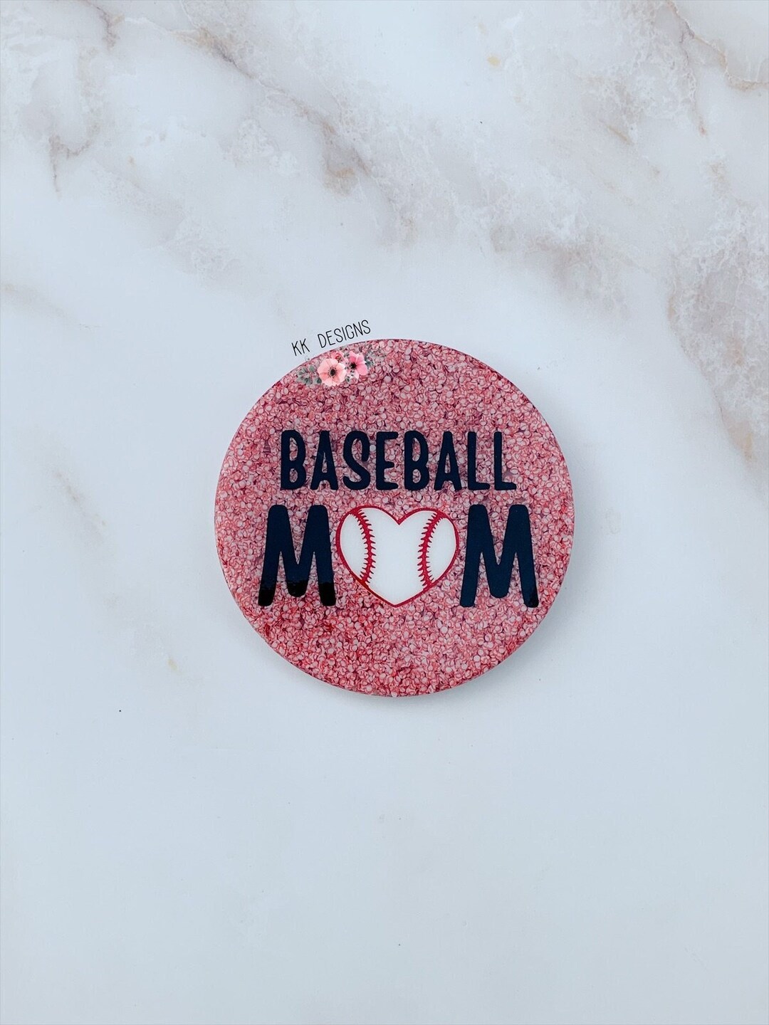 Resin Baseball Coaster, Custom Desk Coaster, Mom, Sports Coaster - Etsy