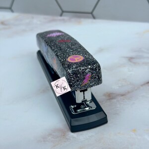 Retro Resin Teacher Stapler, Custom Desk Stapler, Composition Notebook ...