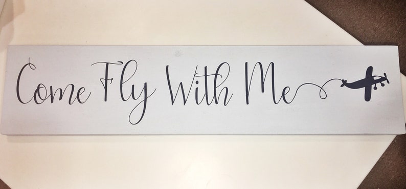 Come Fly With Me. Airplane Decor. Rustic Home Decor. Airplane Wall ...