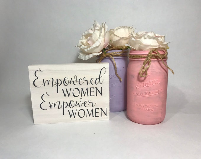 Women Empowerment Signs. Wood Signs. Empowered Women Quotes. Fearless ...