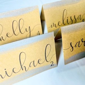 Hand-painted Wedding Place Cards, Personalized Table Decor - Etsy