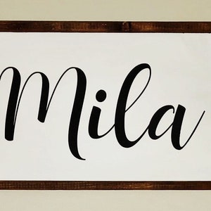 Personalized Name Sign. Nursery Name Sign. Name Sign for Baby Room ...