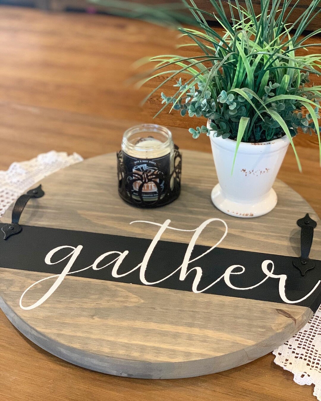 Gather Decor. Blessed Decor. Serving Tray Decor. Fall Decor. Neutral ...