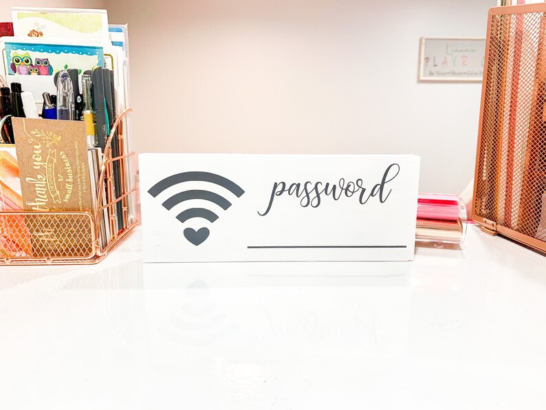 Wi-fi Password Sign. Password Sign. Custom Password Sign. | Etsy