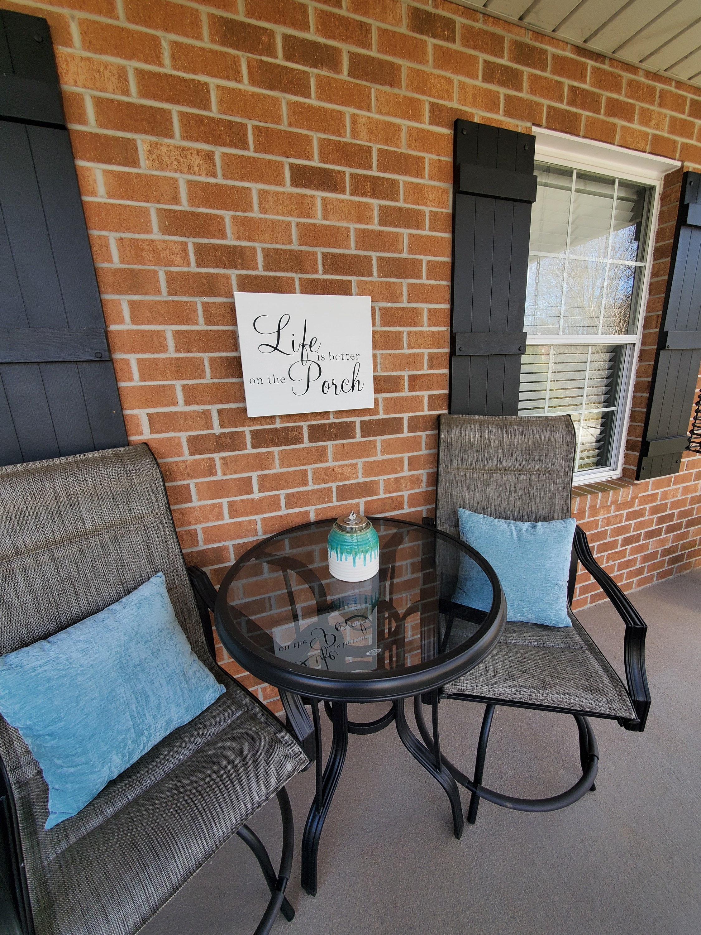 Life is Better on the Porch. Outside Decor. Backyard Decor. - Etsy