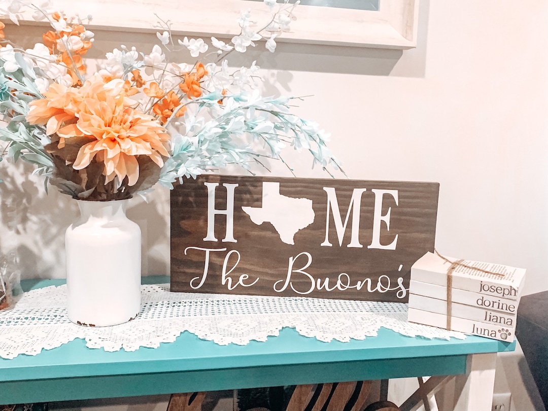 Home State Sign. State Sign. Personalized Sign. Housewarming Gift. Gift ...