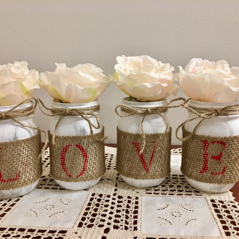 Rustic Mason Jar - Etsy