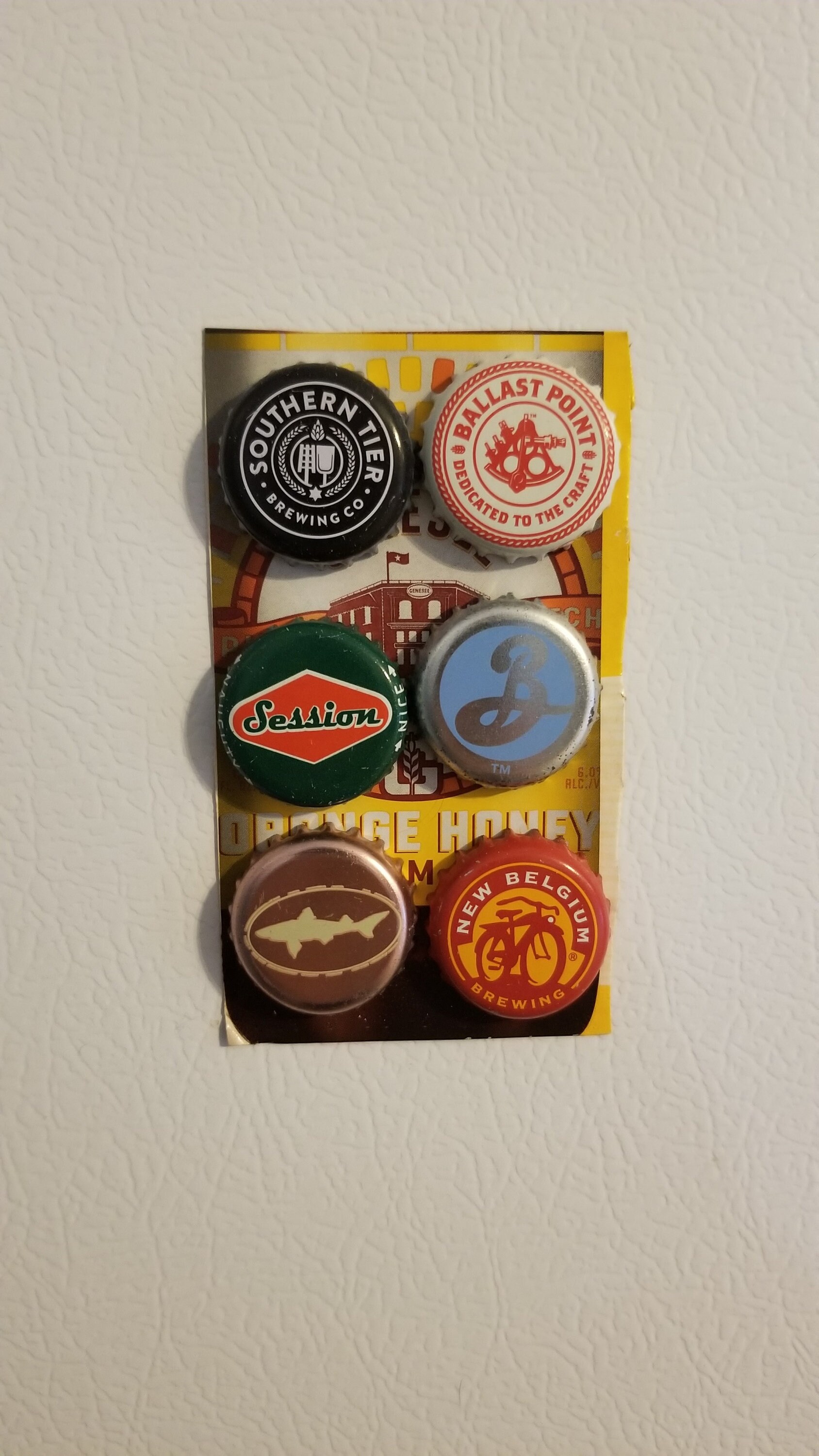 Craft Beer Cap Magnet Set - Etsy