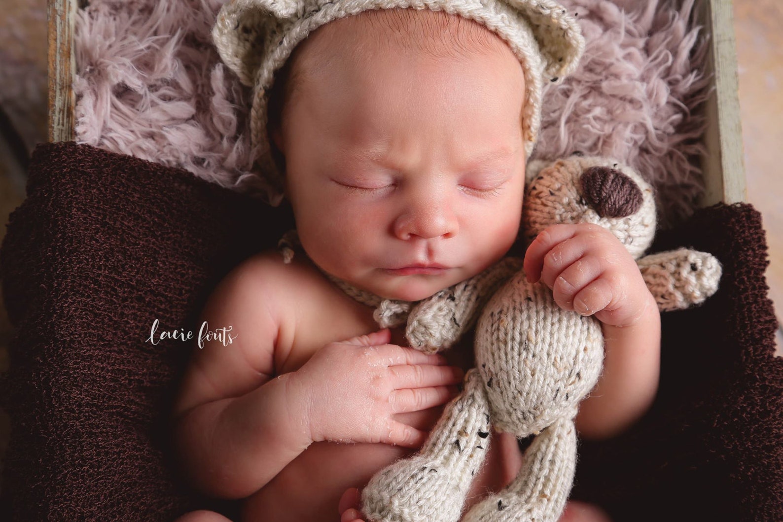 Newborn Bear Set Bear Bear Bonnet Bear Hat Bonnet - Etsy