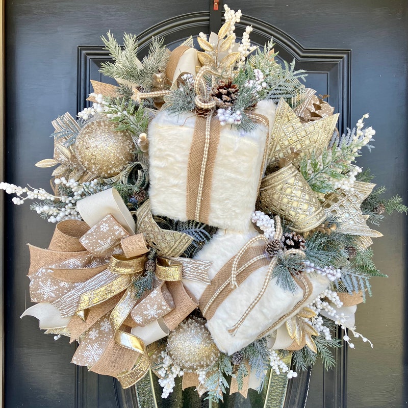 Rustic Christmas Wreath - Etsy