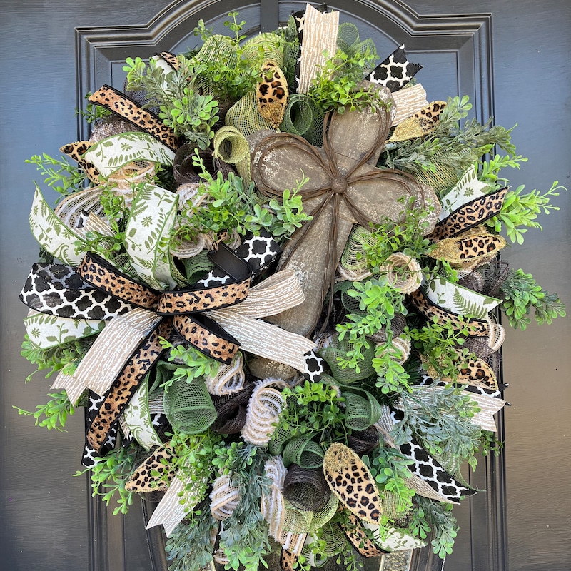 Animal Print Wreath - Etsy