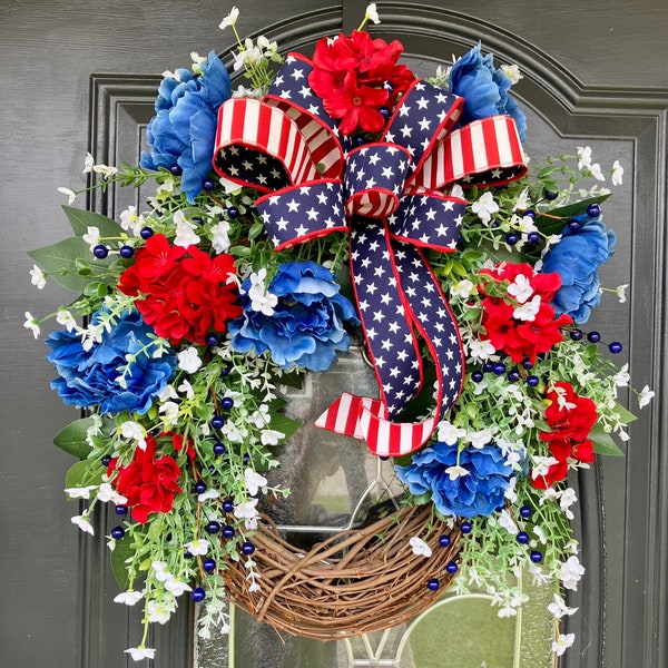 Veterans Day Wreath - Etsy