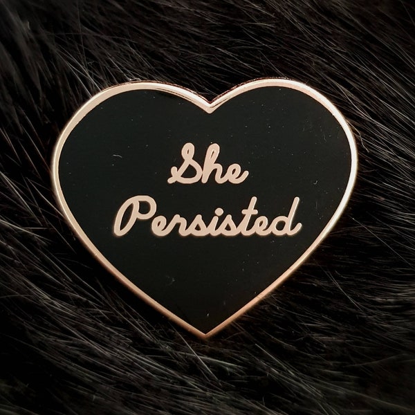 She Persisted Enamel Pin: Black Variations - Etsy Canada