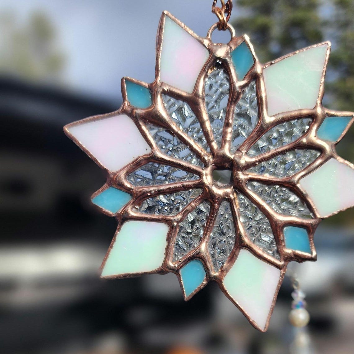 Snowflake Stained Glass Templates | Downloadable PDF Patterns for ...